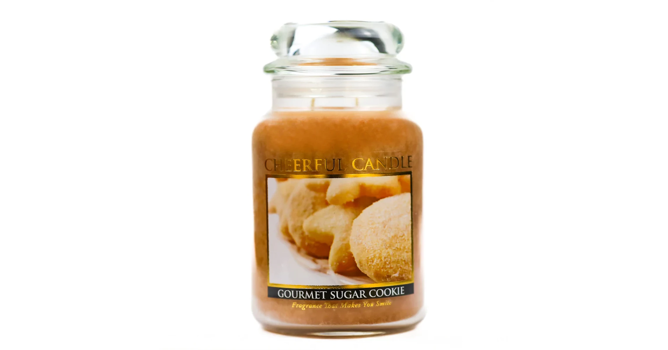 Cheerful Candle® Gourmet Sugar Cookie nagy üveggyertya 680 g ...